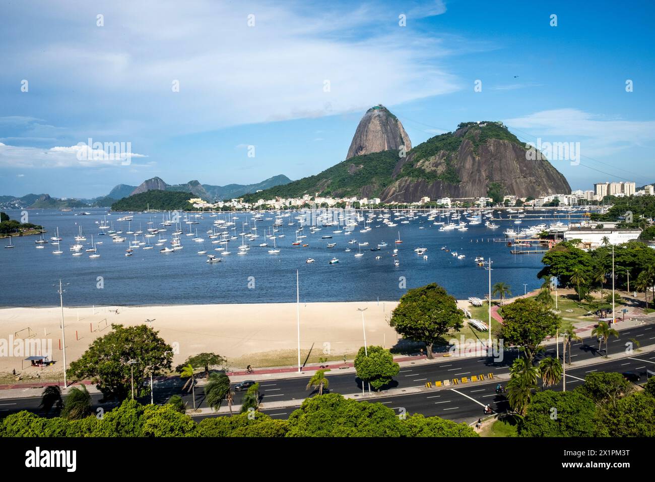 Views of Botafogo Beach and Sugarloaf Mountain From The Cafe at The ...