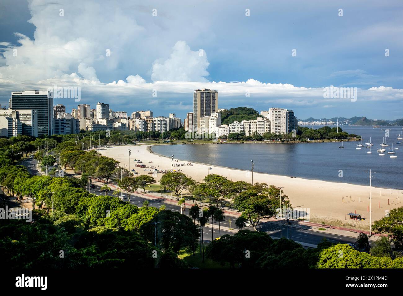 Views of Botafogo Beach From The Cafe at The Botafogo Praia Shopping ...