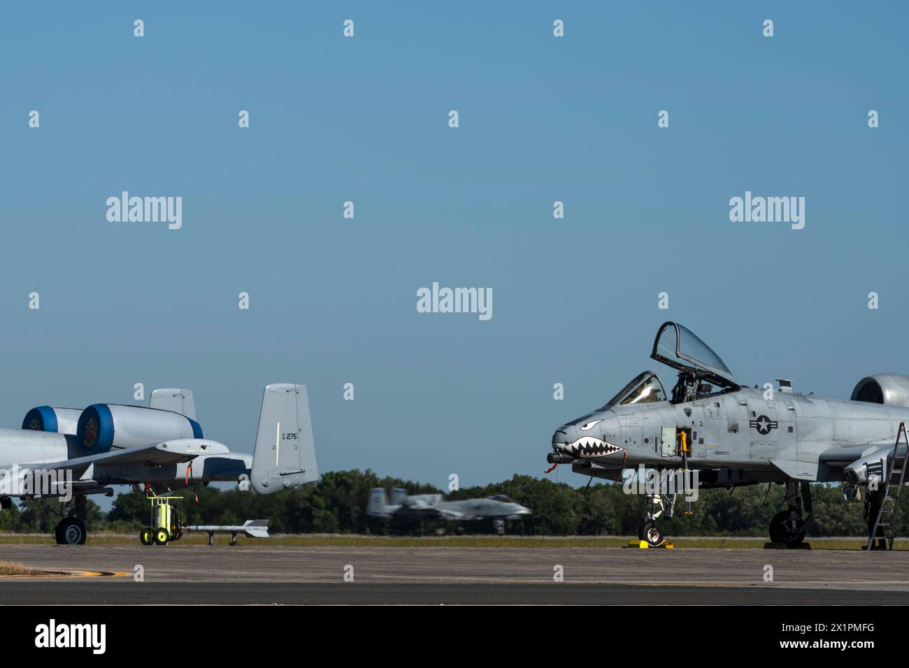 A U.S. Air Force pilot assigned to the 74th Fighter Squadron cruises ...