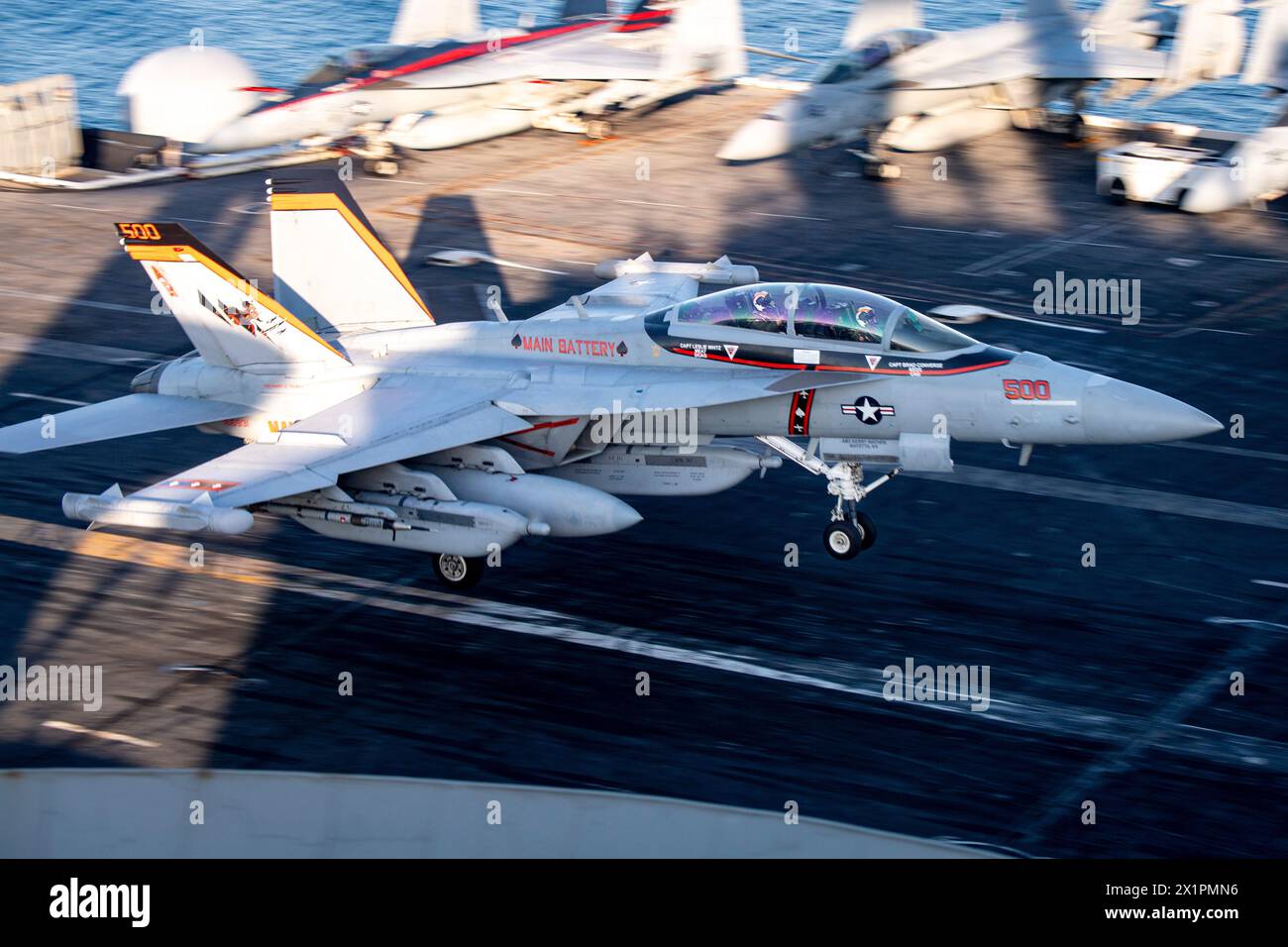 240415-N-TY639-1193 ATLANTIC OCEAN (April 15, 2024) An E/A-18G Growler ...