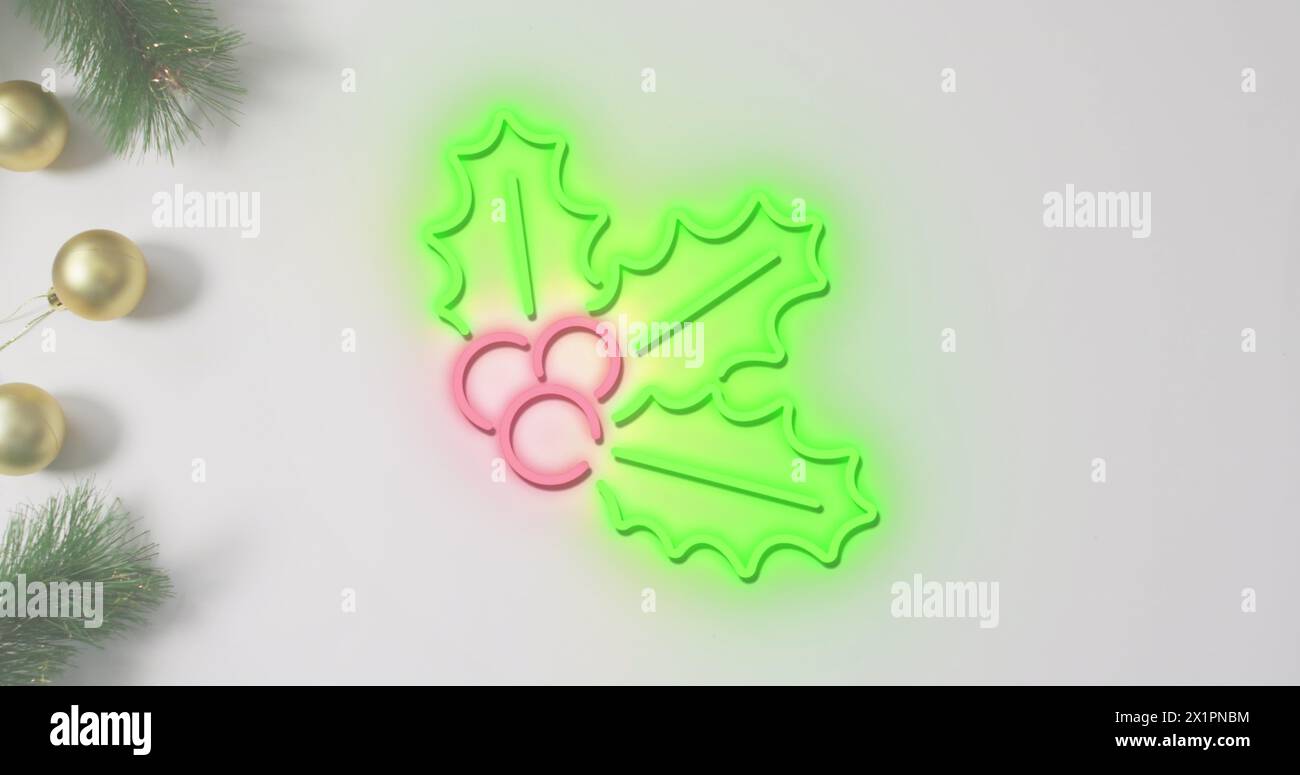 Leaves glowing neon sign hi-res stock photography and images - Alamy