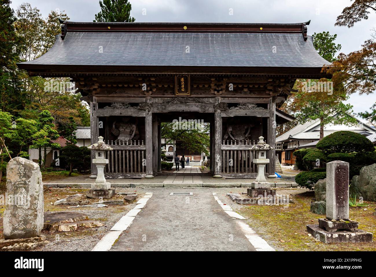 Tono, Jokenji temple, main gate, famous of Kappa(water sprit in ...