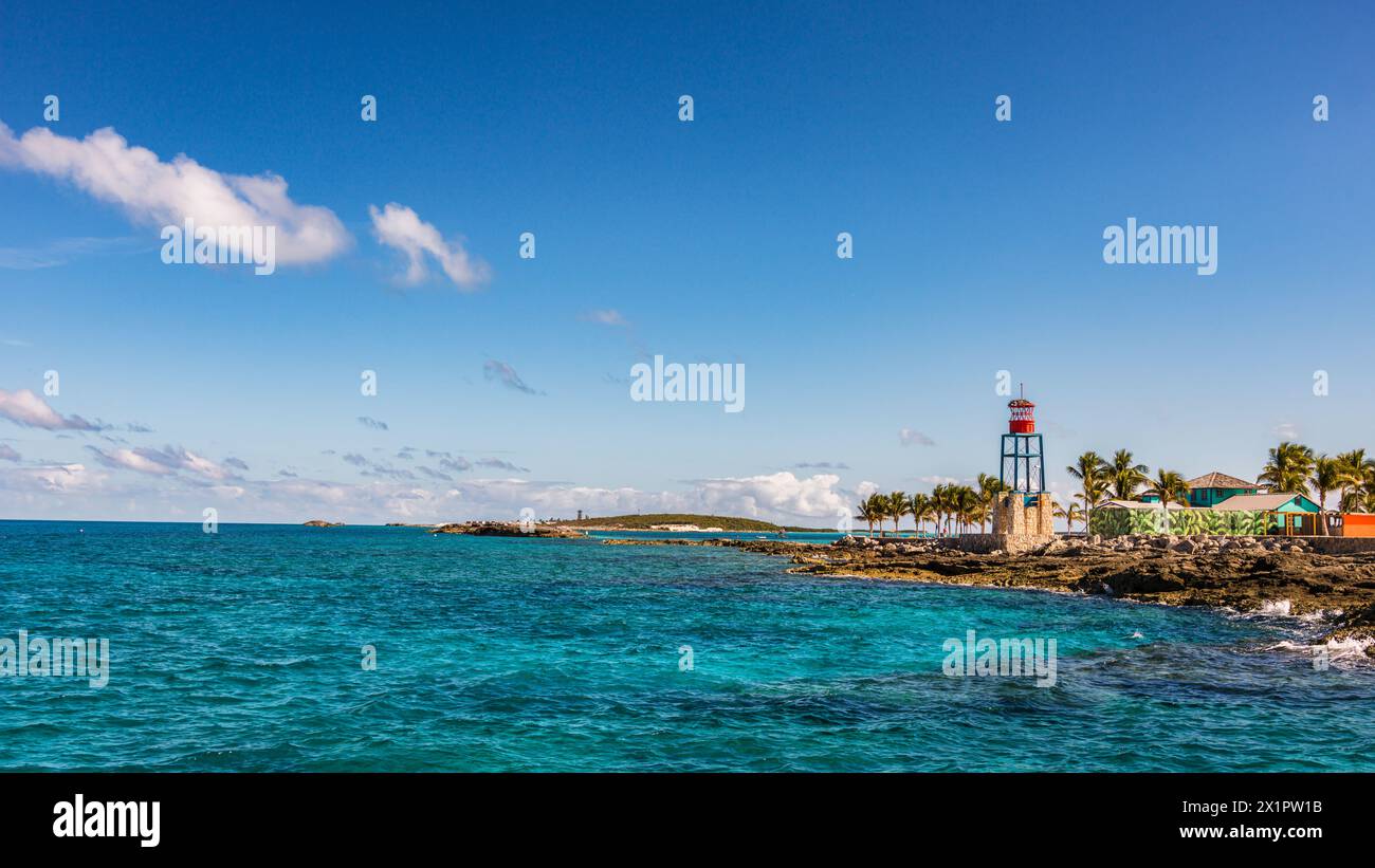 Bahamas Coco Cay Caribbean Island - Luxury beach oasis Stock Photo - Alamy