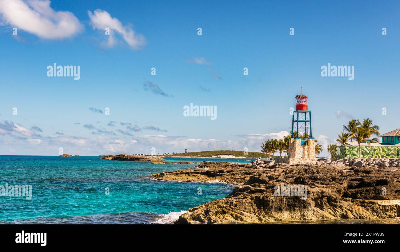 Bahamas Coco Cay Caribbean Island - Luxury beach oasis Stock Photo - Alamy