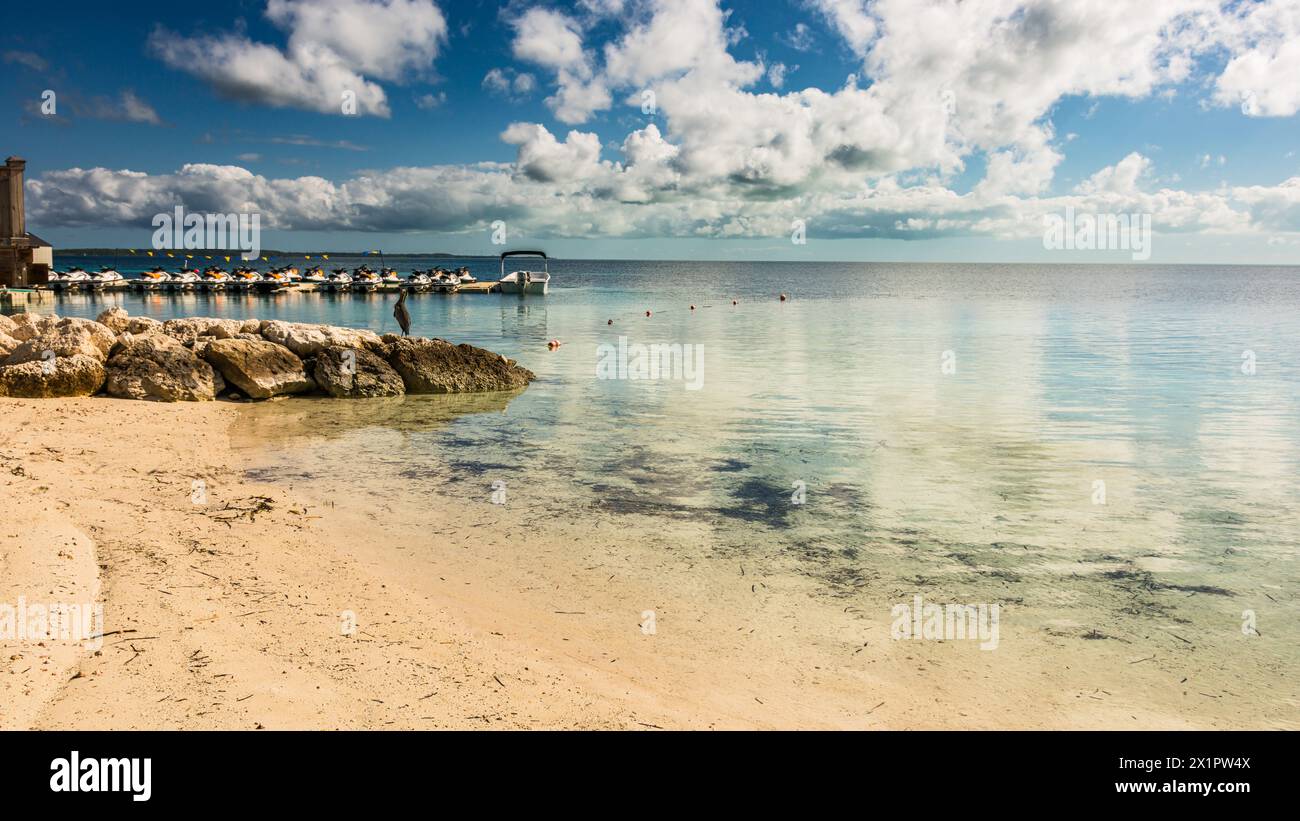 Bahamas Coco Cay Caribbean Island - Luxury beach oasis Stock Photo - Alamy