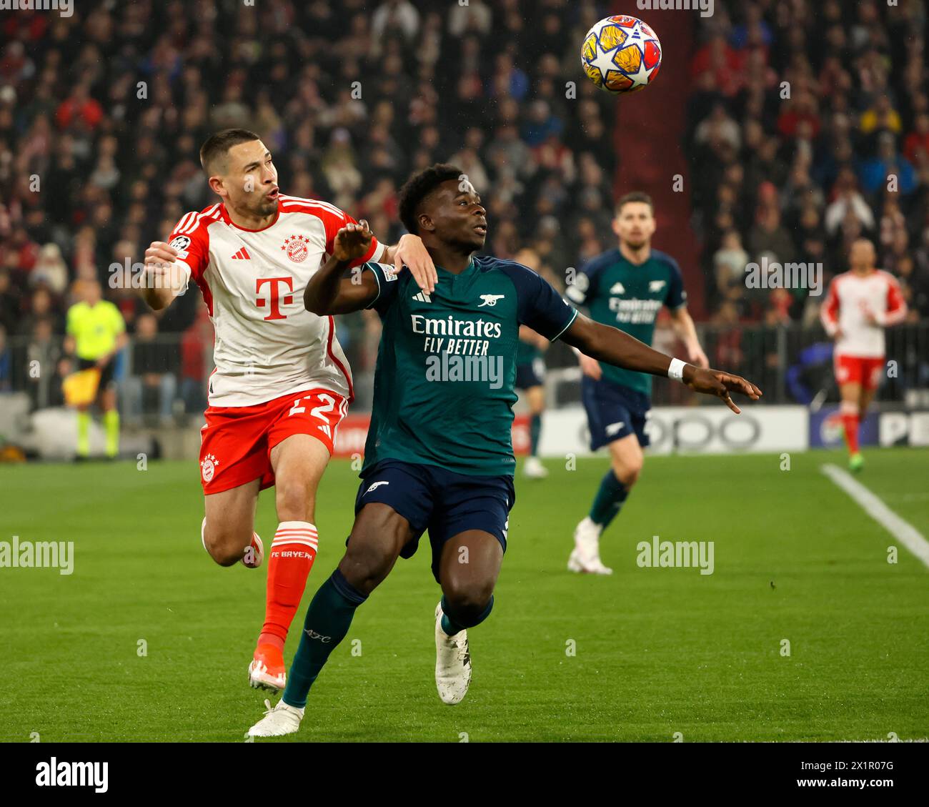 Saka bayern munich 17th april 2024 hi-res stock photography and images ...