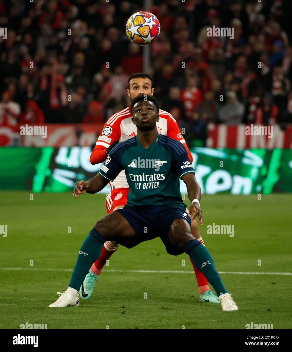 Saka bayern munich 17th april 2024 hi-res stock photography and images ...