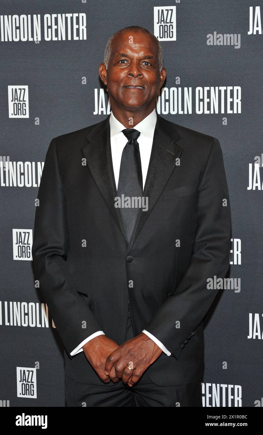 New York, USA. 17th Apr, 2024. Clarence Otis attends the Jazz At ...