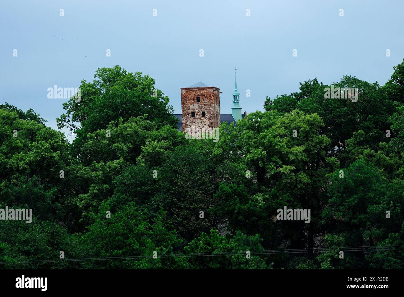 Frankenstein in schlesien the town frankenstein in silesia hi-res stock ...