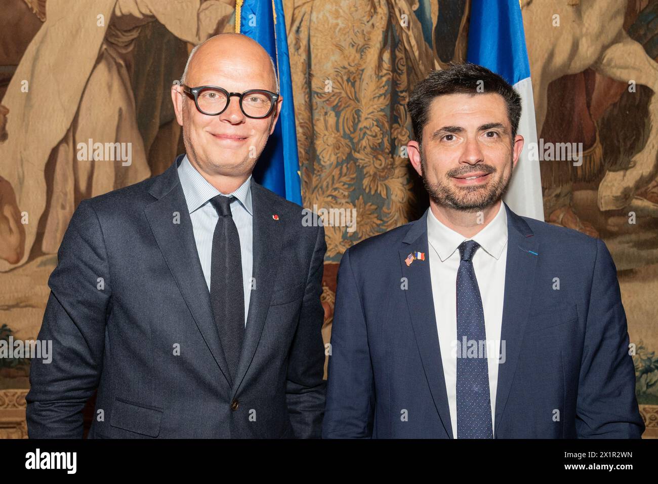 Edouard Philippe and Xavier Bonnefont attend celebration of the 500th ...