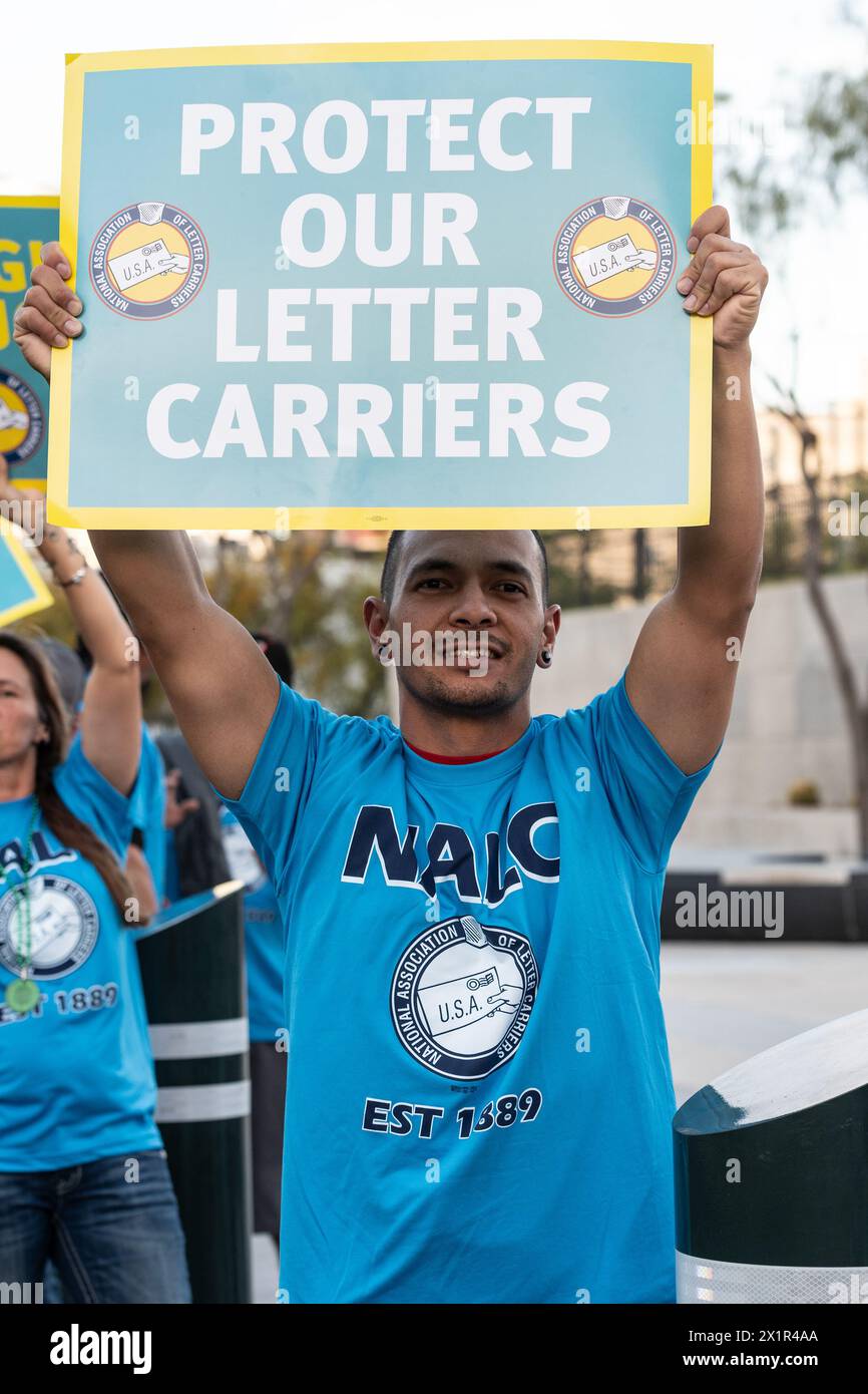 Las Vegas, NV, USA. 17th Apr, 2024. United States Postal Service letter ...