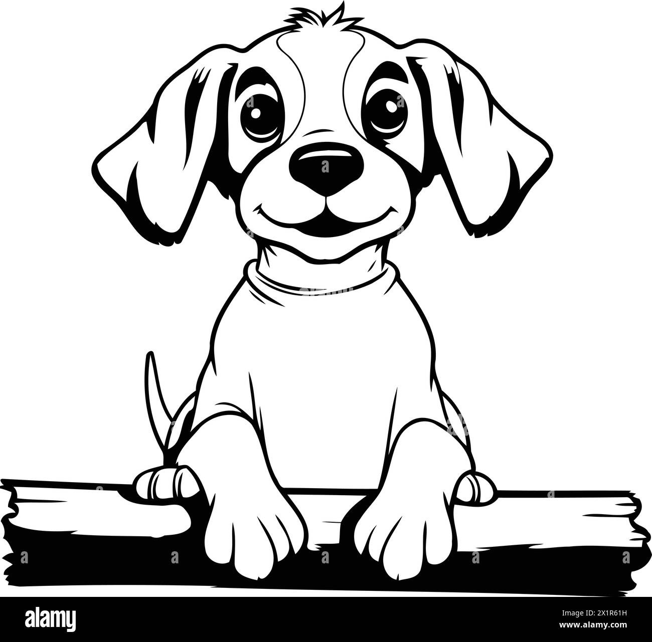 Dog log Stock Vector Images - Alamy