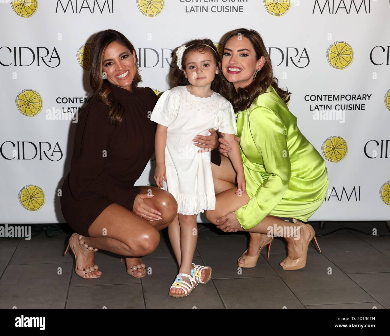 MIAMI, FL-APRIL 17: Pamela Silva, Megan Guajardo and Michelle Galvan ...