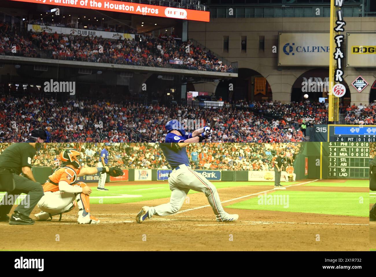 Texas Rangers shortstop Corey Seager (5) hits an infield single during the MLB baseball game ...