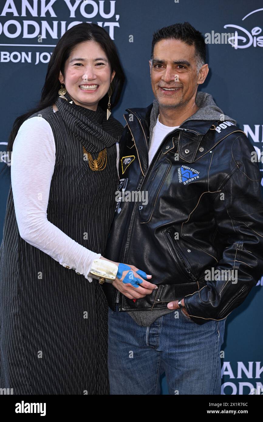 London, UK. 17th Apr, 2024. Gotham Chopra and Candice Chen at the UK ...