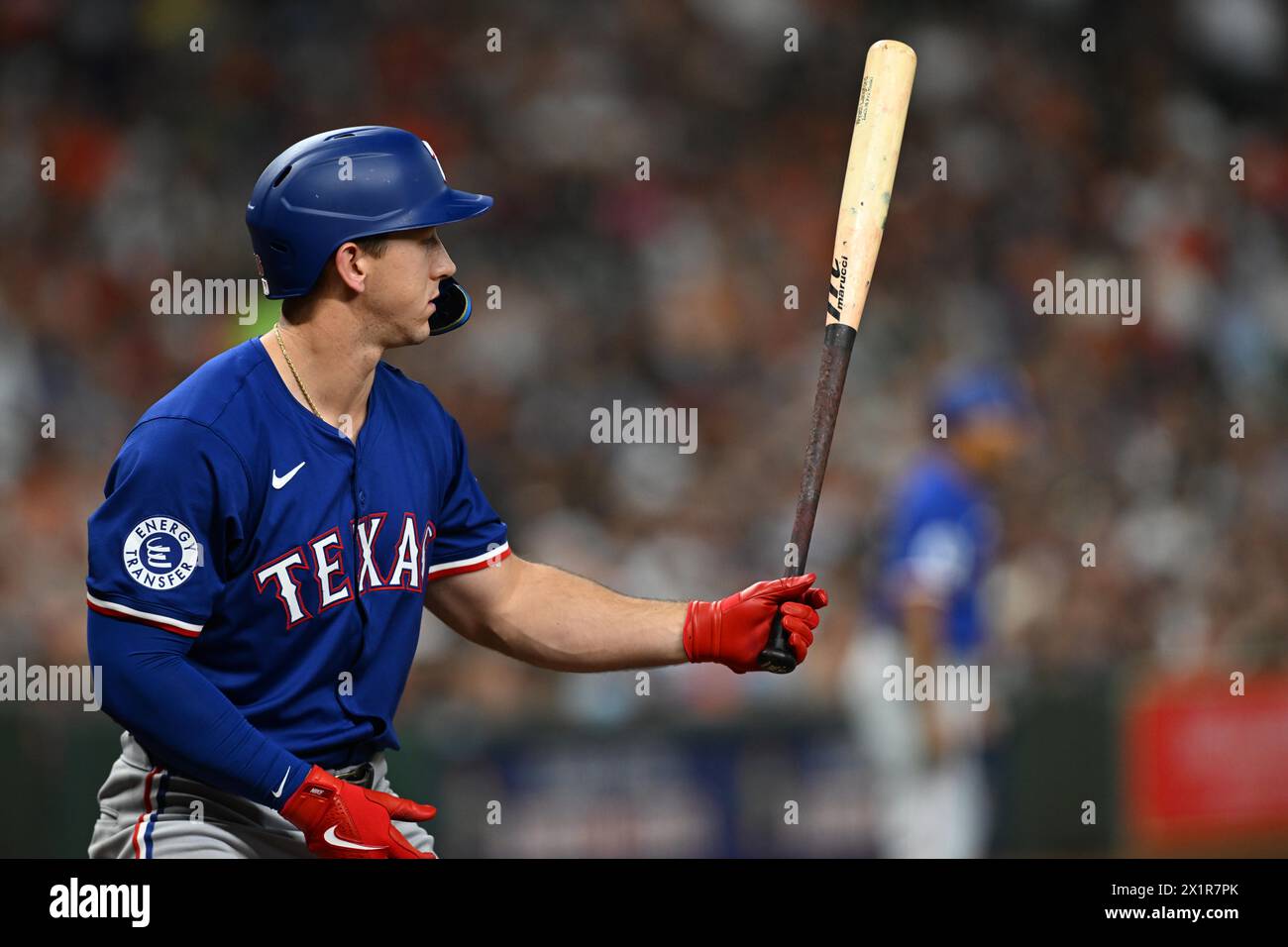 Texas Rangers outfielder Wyatt Langford (36) during the MLB baseball ...