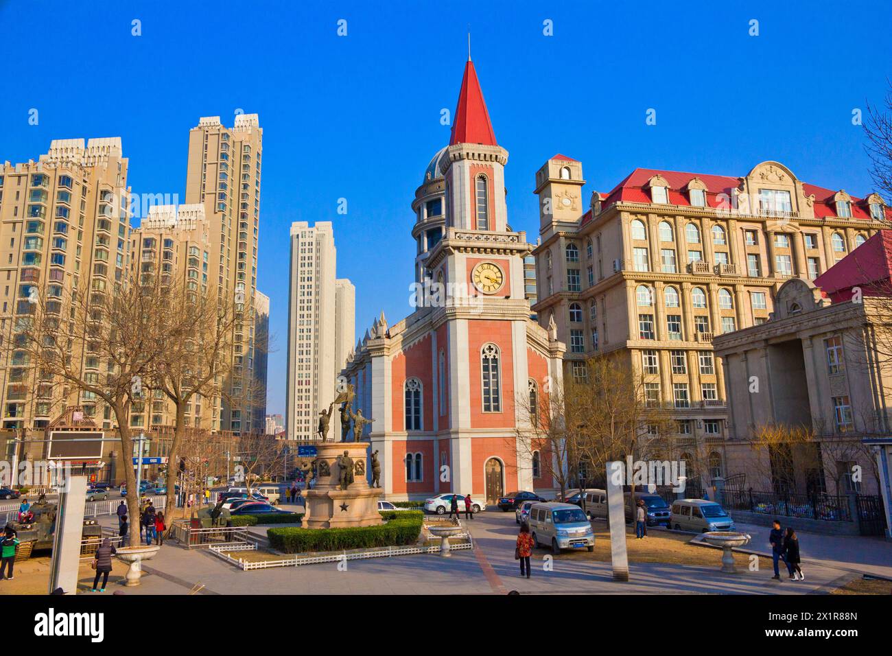 Townscape of Tianjin city in China Stock Photo - Alamy