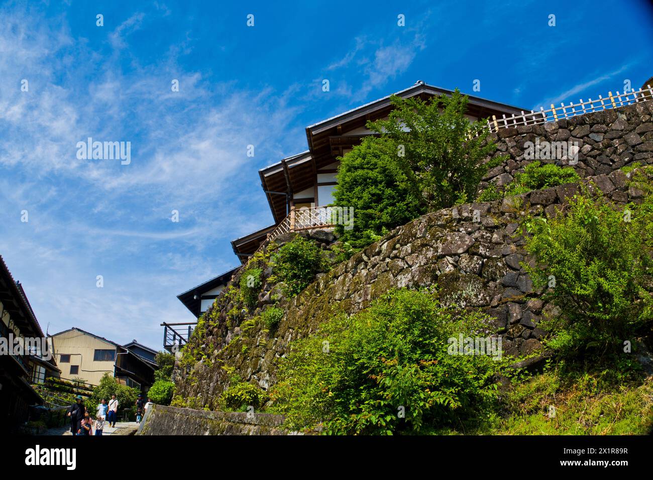 Old town of Magome in Gifu prefecture, Chubu, Japan Stock Photo - Alamy