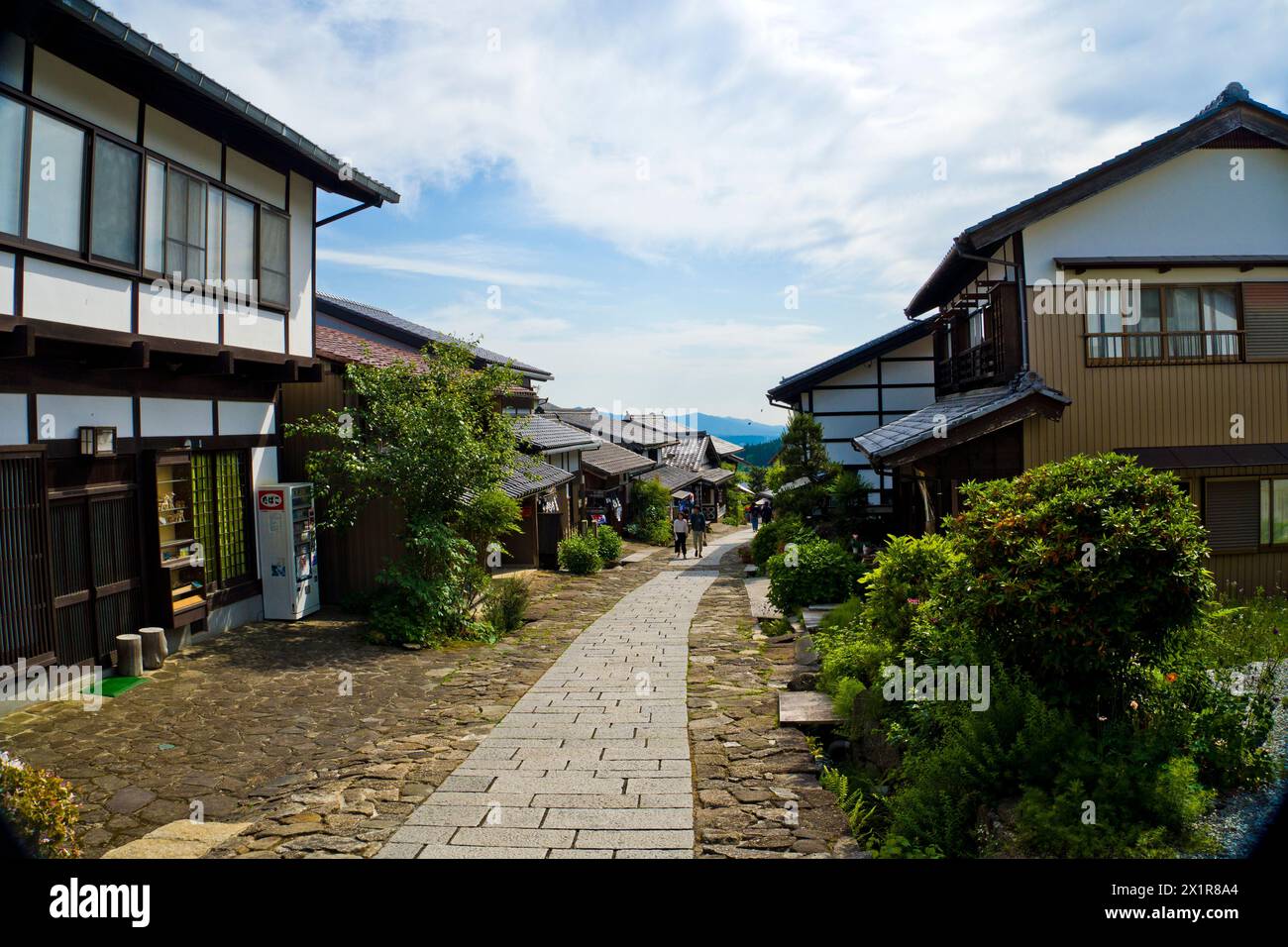 Old town of Magome in Gifu prefecture, Chubu, Japan Stock Photo - Alamy