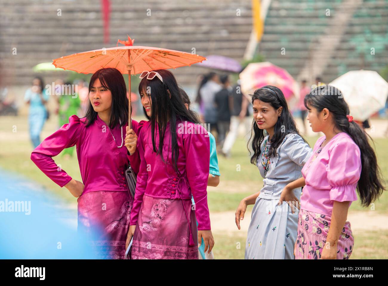 April 16, 2024, Rangamati, Chattogram, Bangladesh: The Baisabi Festival of the hills ended with ...