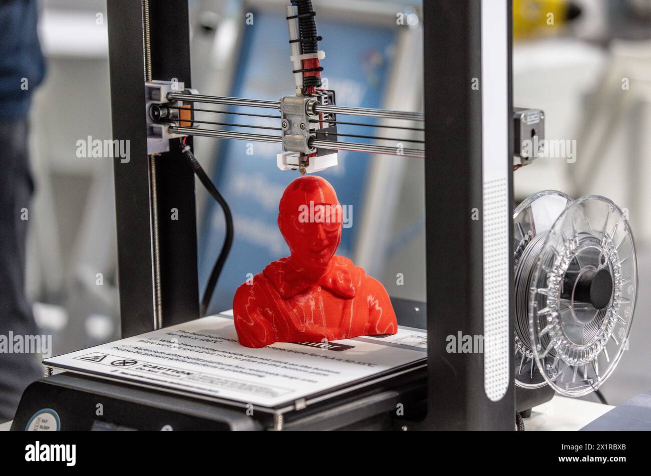 PRODUCTION - 17 April 2024, North Rhine-Westphalia, Dortmund: The model ...