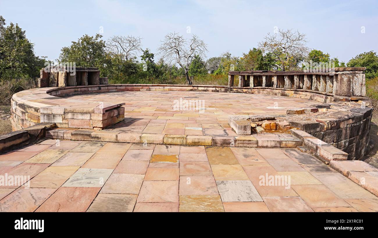 Ruin View of Chausath Yogini Temple, Known as Akhara, Dudhai Group of ...