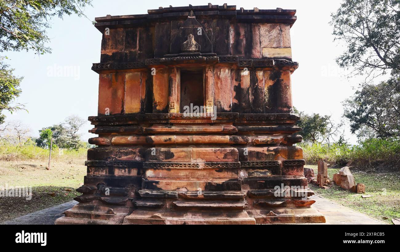 Rear View of Ruin Jain Temple in the Dudhai Group of Temple, Dudhai ...
