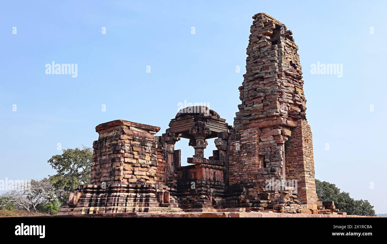 Side View of Lesser Surang Temple, Ruin Temple, in the Dudhai Group of ...
