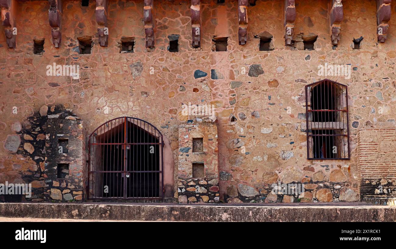 View of Jail of Garh Kundar Fort, Niwari, Madhya Pradesh, India Stock ...