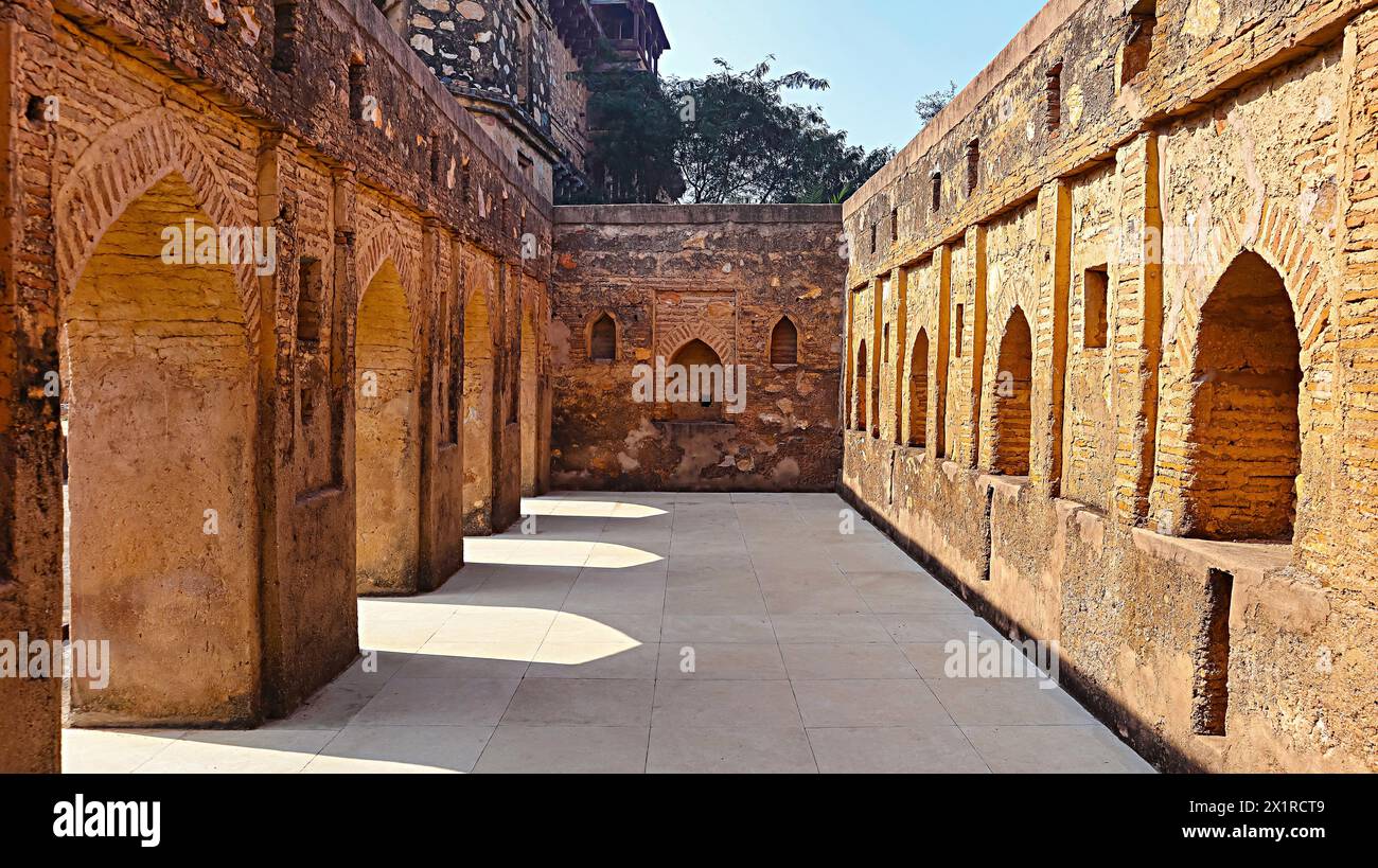 View of Ghod Paga, a Place of Horse, Garh Kundar Fort, Niwari, Madhya ...