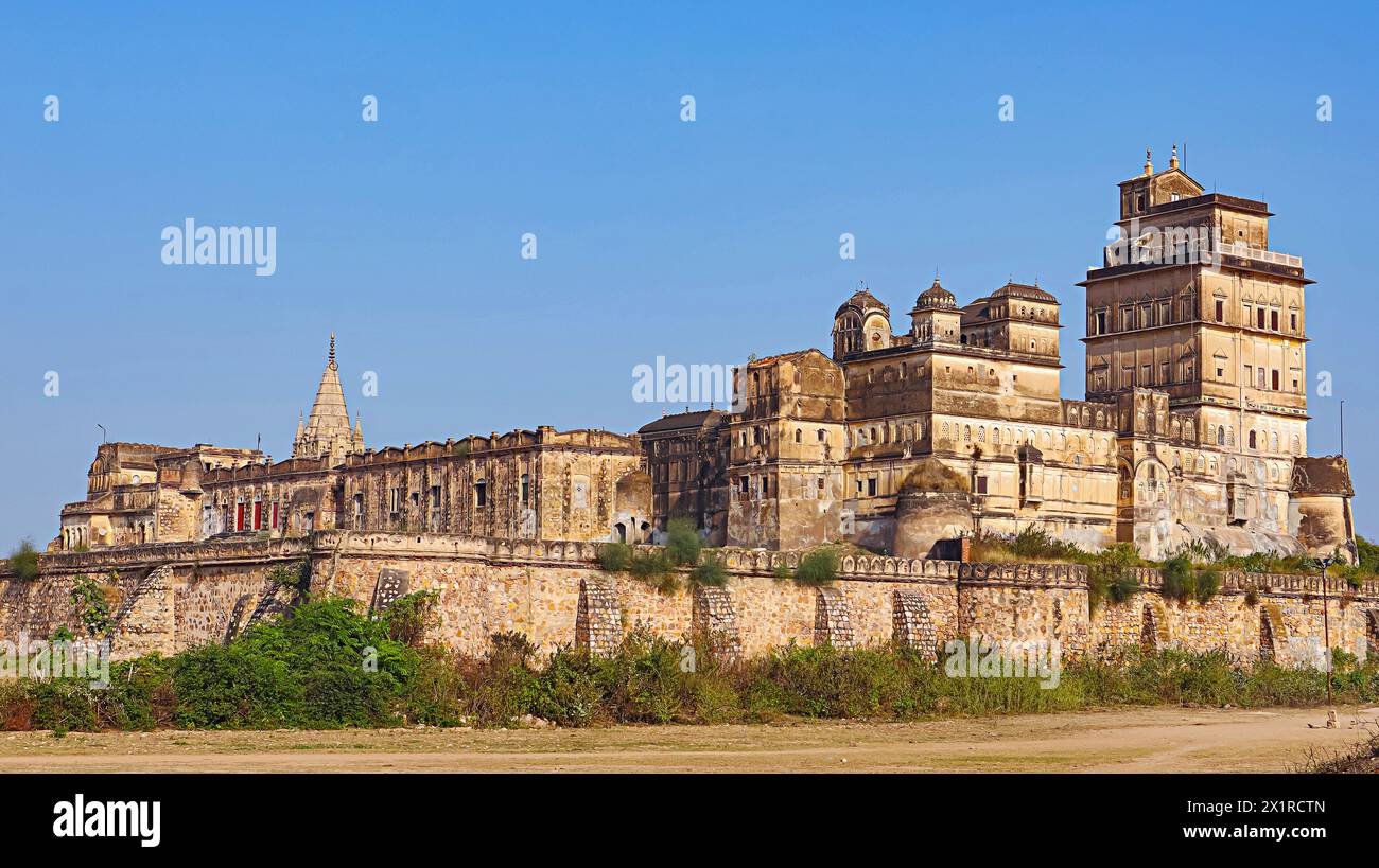 Rear View of Samthar Palace, Samthar Fort, Jhansi, Uttar Pradesh, India ...
