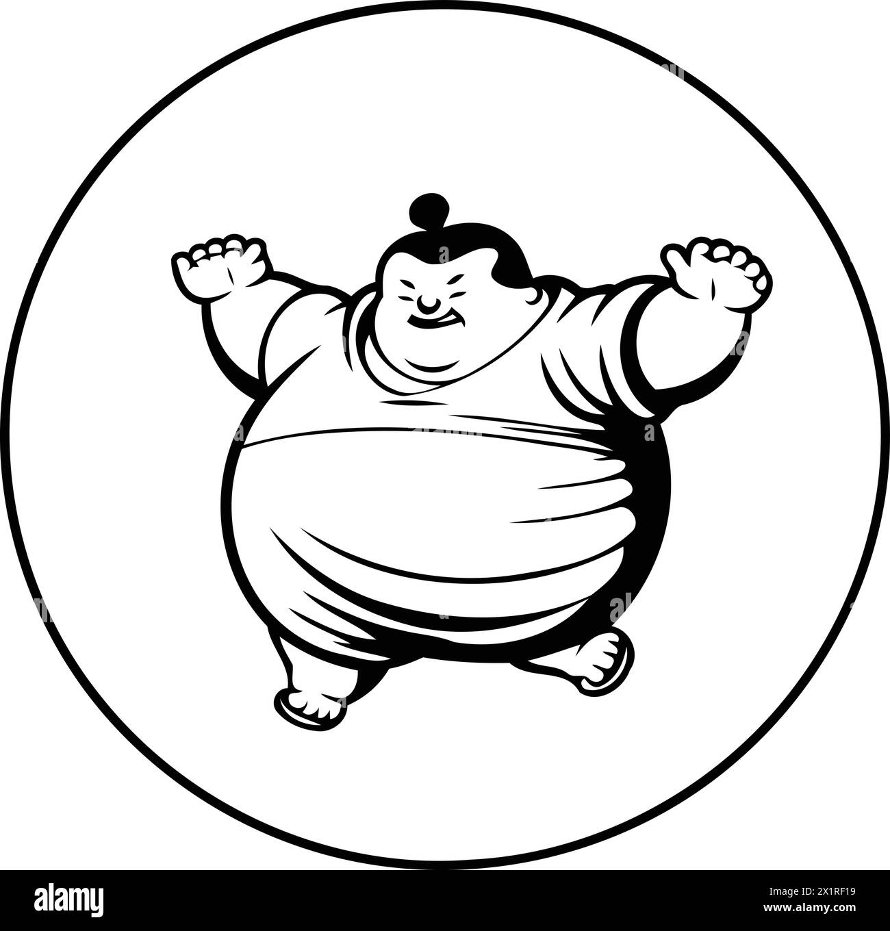 Fat man cartoon character Stock Vector Images - Alamy