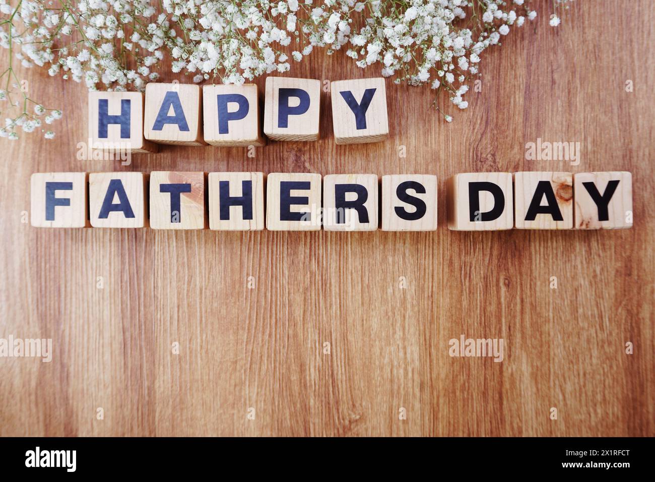 happy fathers day alphabet letters on wooden background Stock Photo - Alamy