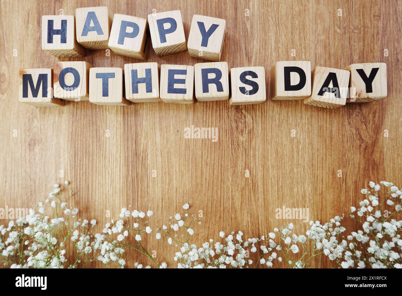 happy mothers day alphabet letters on wooden background Stock Photo - Alamy