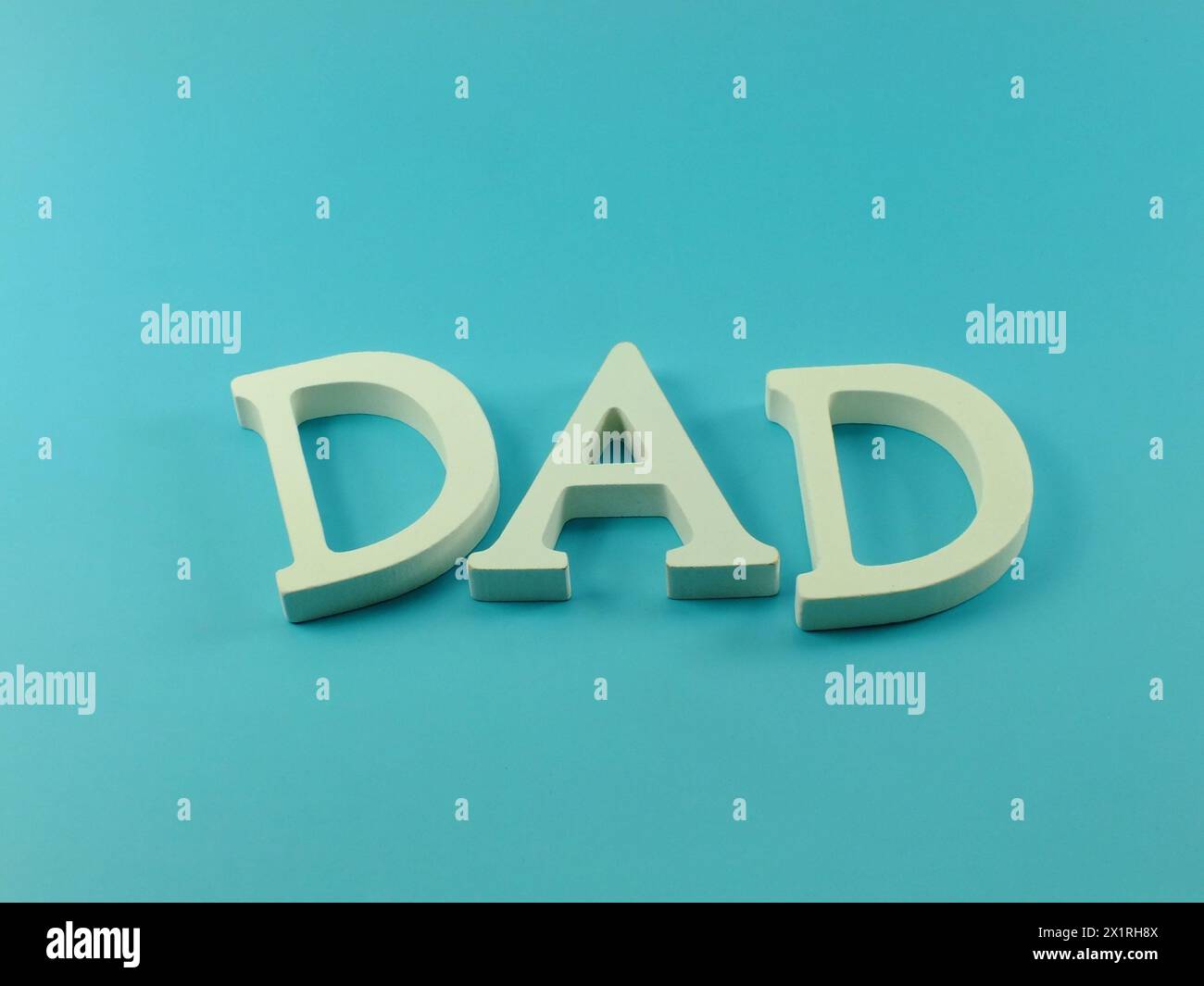word text dad with space background father's day concept Stock Photo ...
