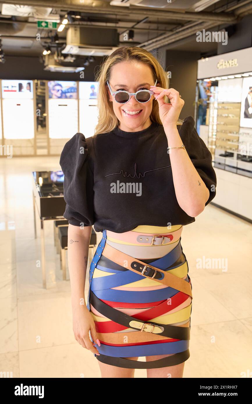 Austrian fashion designer Marina Hoermanseder during presentation of ...