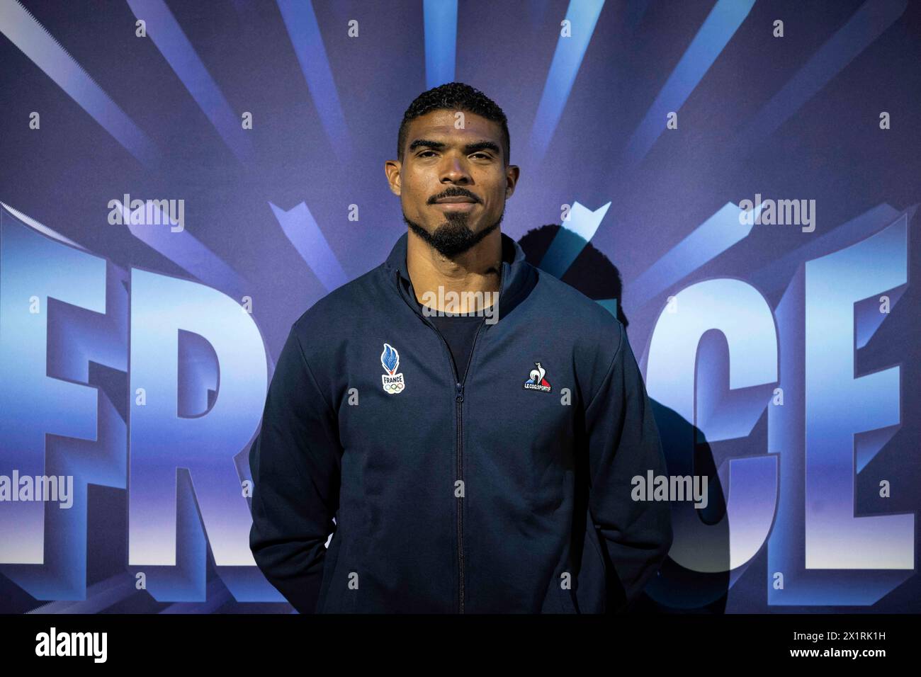 Paris, France. 17th Apr, 2024. Yannick Borel before a presentation of ...