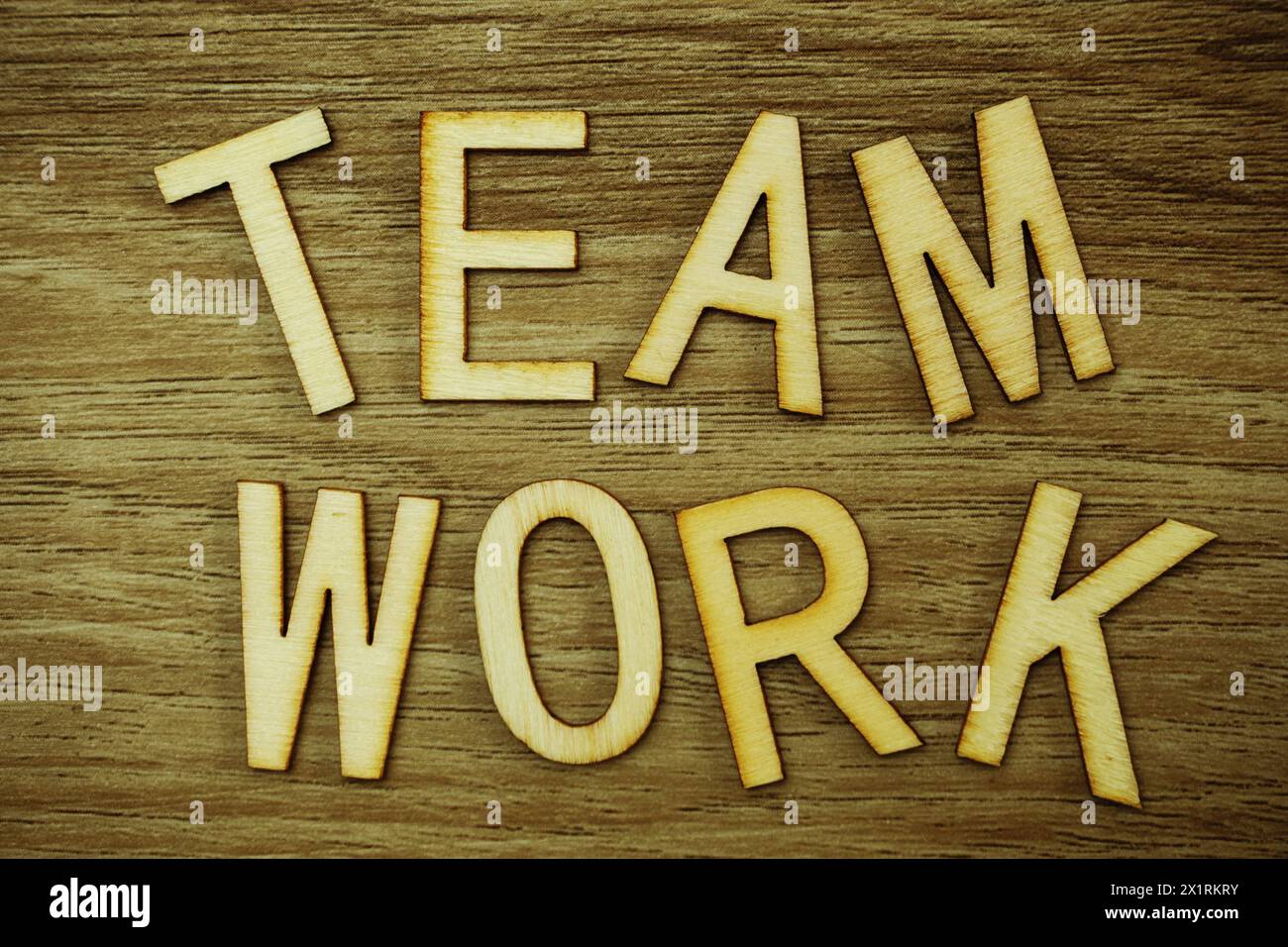 Teamwork text hi-res stock photography and images - Alamy