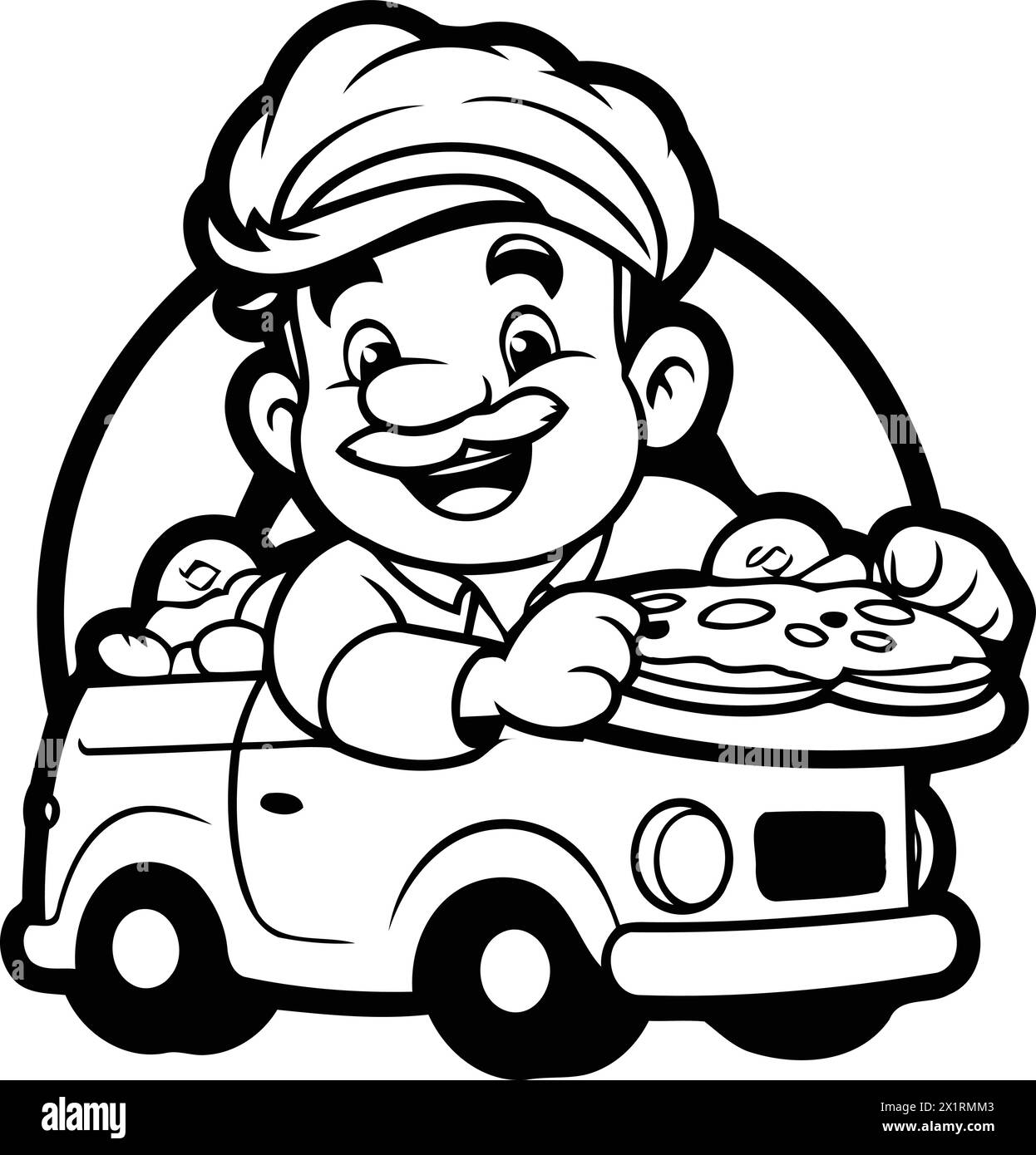 Pizza cartoon hi-res stock photography and images - Alamy