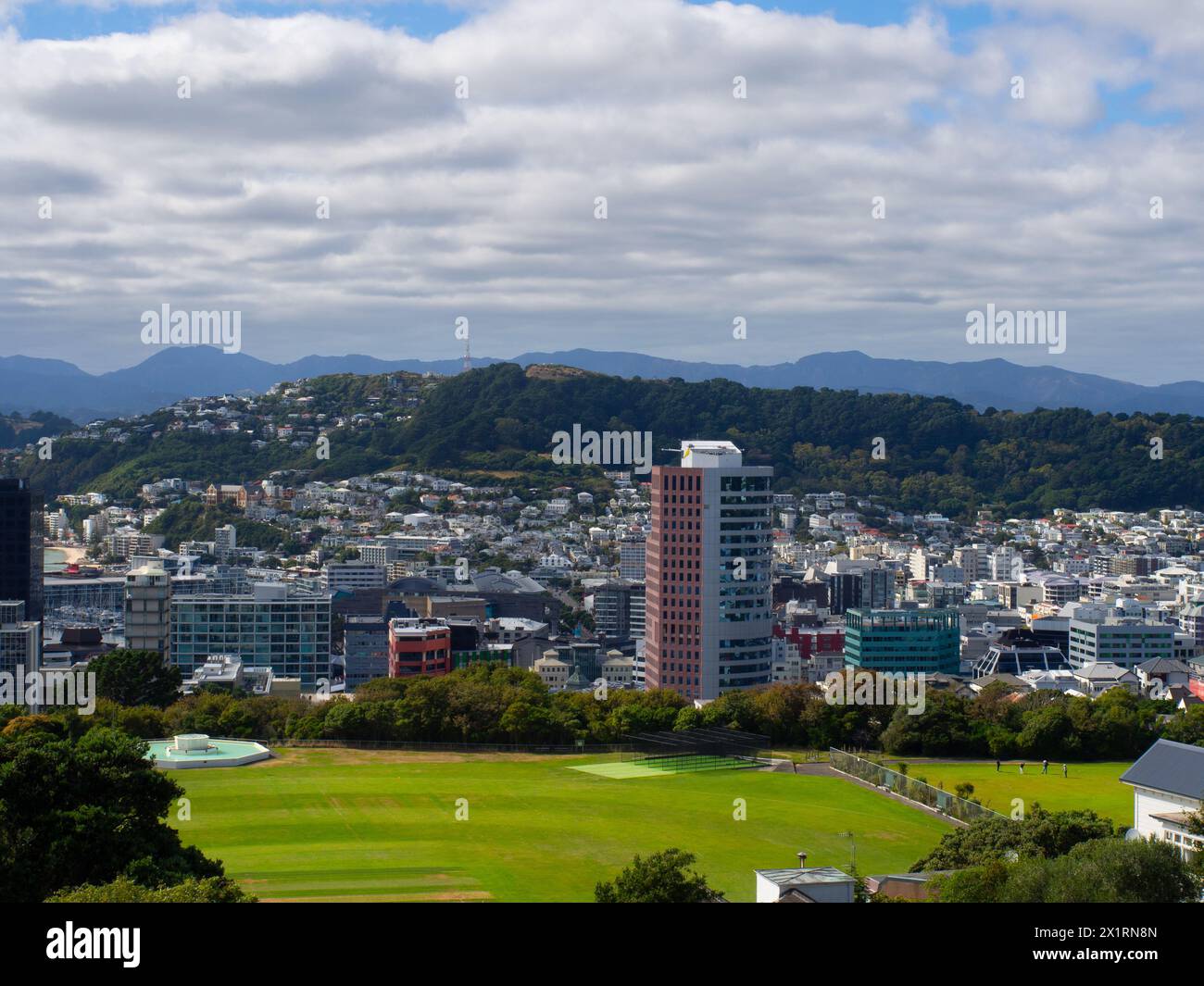 Wellington City From Cable Car Lookout Stock Photo - Alamy