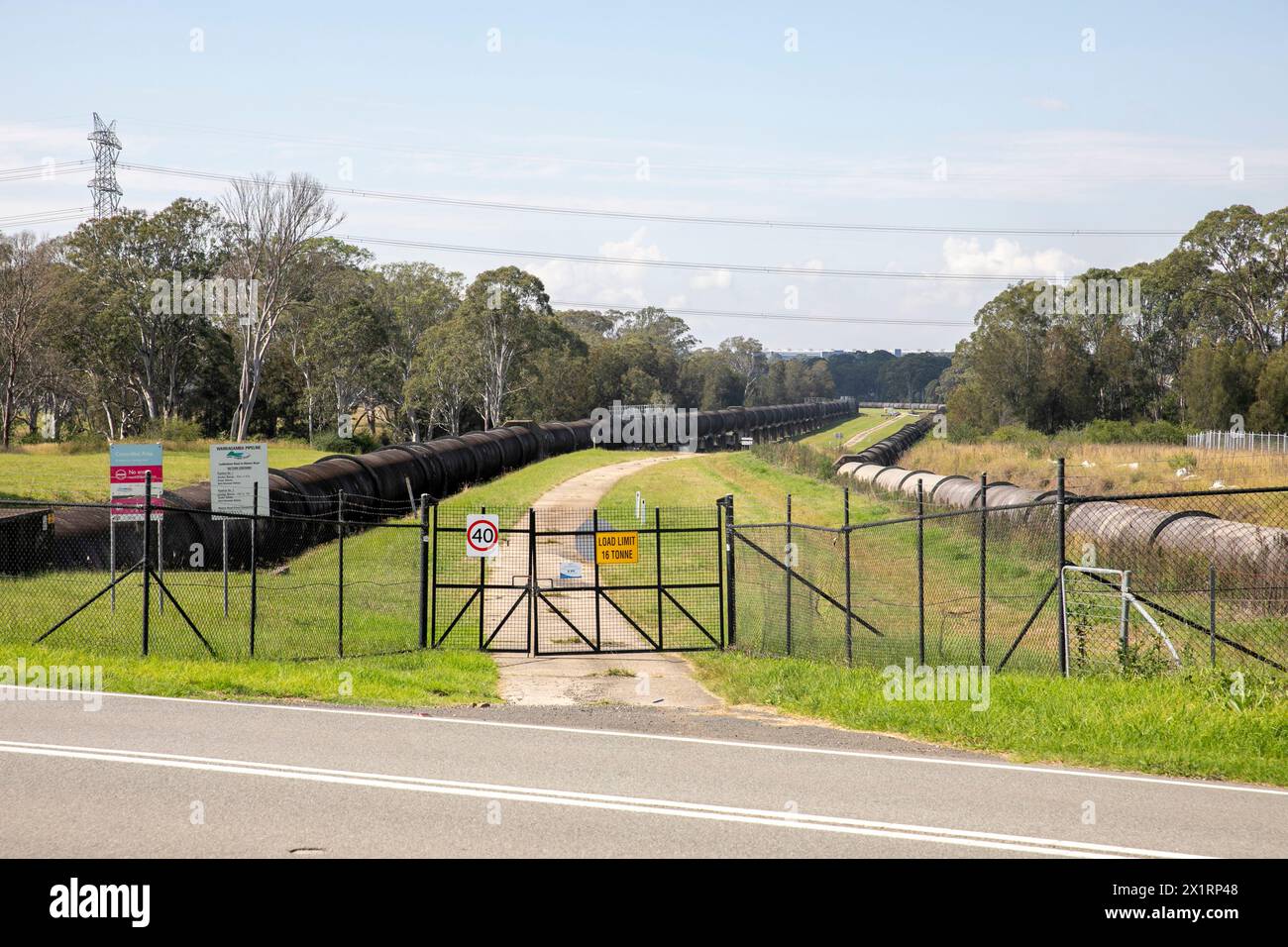 Warragamba dam to Prospect Water Supply Pipelines, provide about 80% of ...