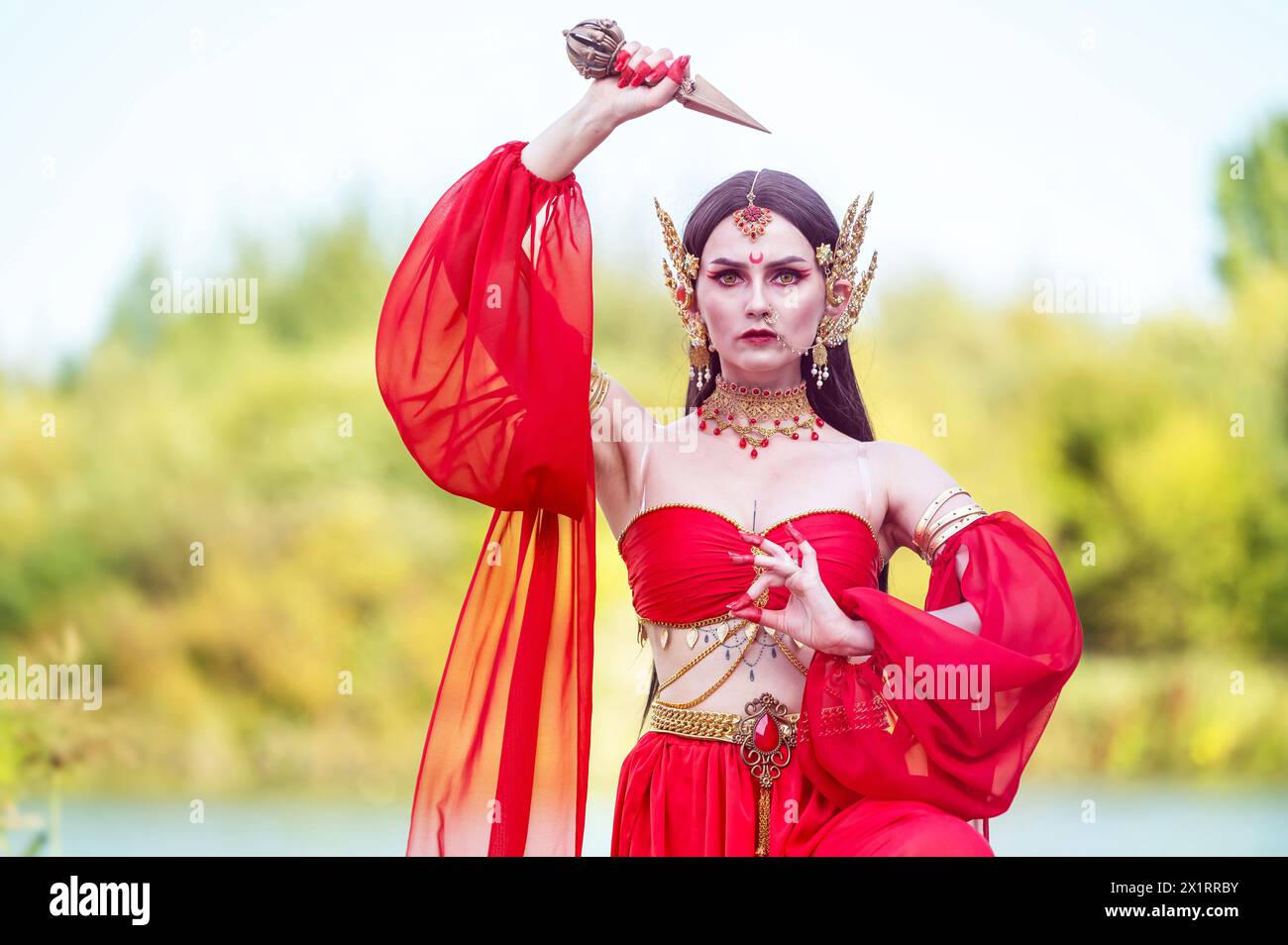 Cosplay indian oriental Amala Khan (Basu Stock Photo - Alamy