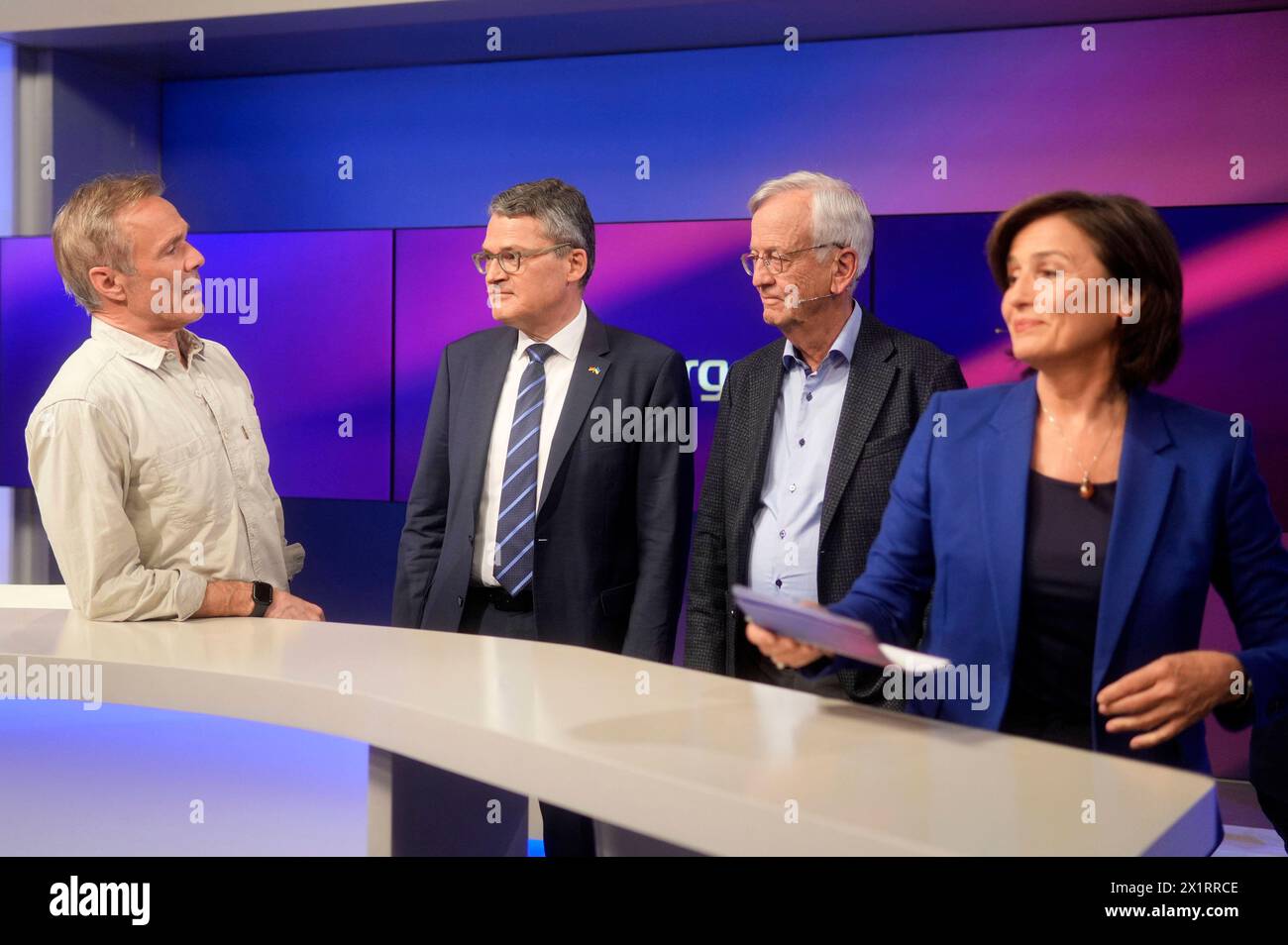 Hannes Jaenicke, Roderich Kiesewetter, Heinrich von Pierer und Sandra ...