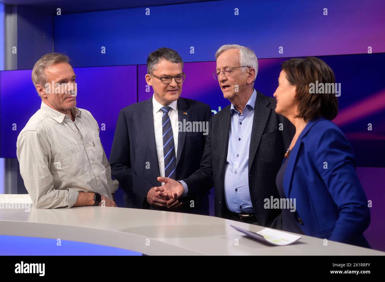 Hannes Jaenicke, Roderich Kiesewetter, Heinrich von Pierer und Sandra ...