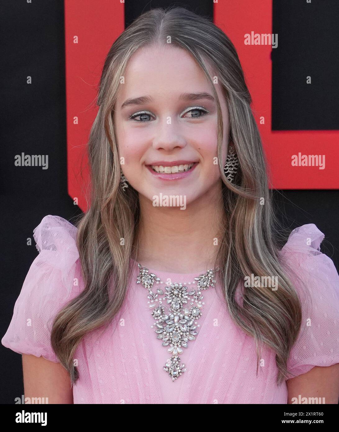 Los Angeles, USA. 17th Apr, 2024. Alisha Weir arrives at the Universal ...