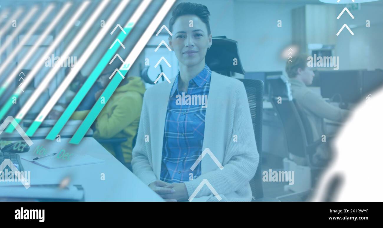 Diverse group of colleagues working together, focused on tasks Stock ...