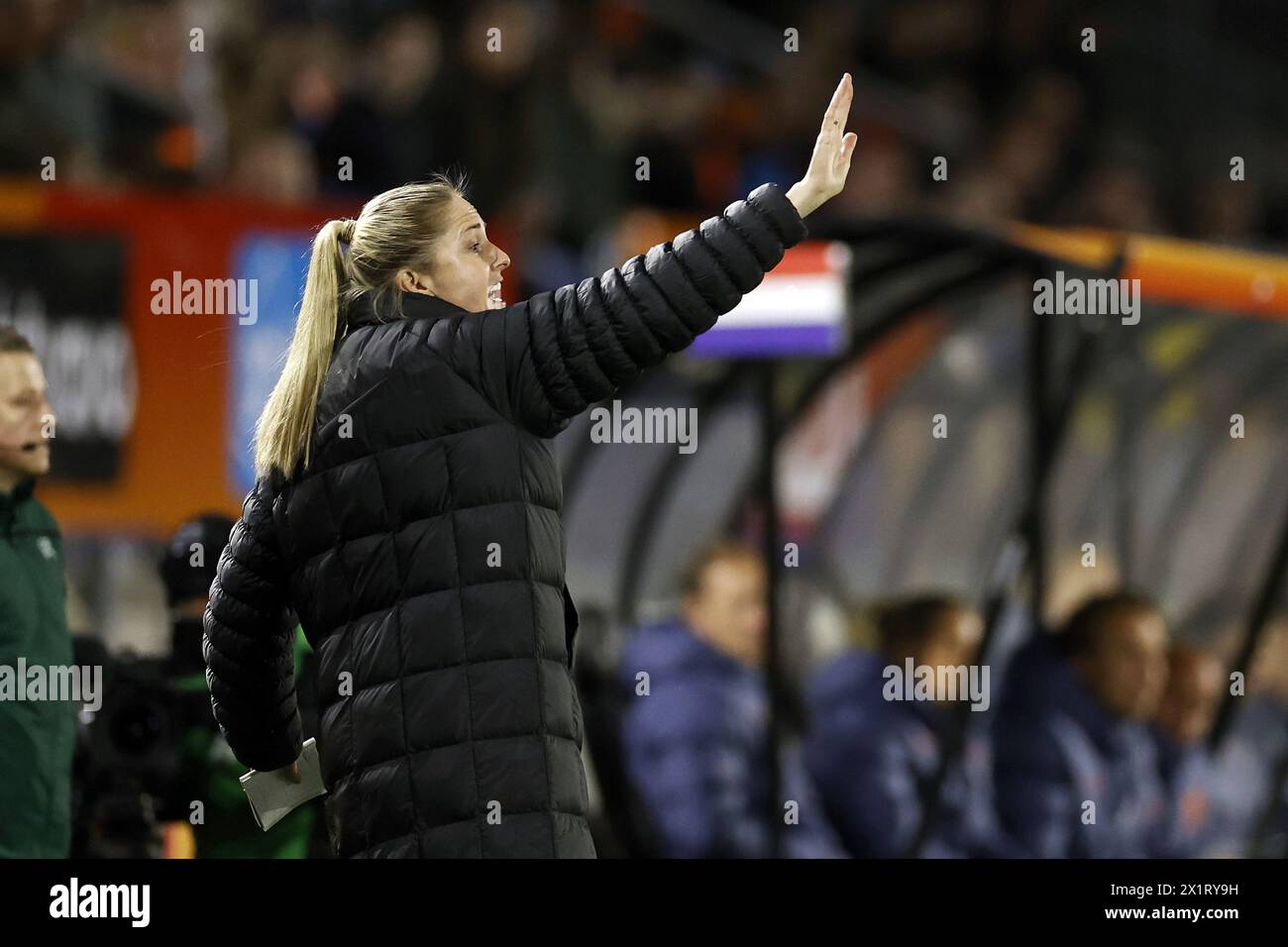 BREDA - Norway women coach Gemma Grainger during the European ...
