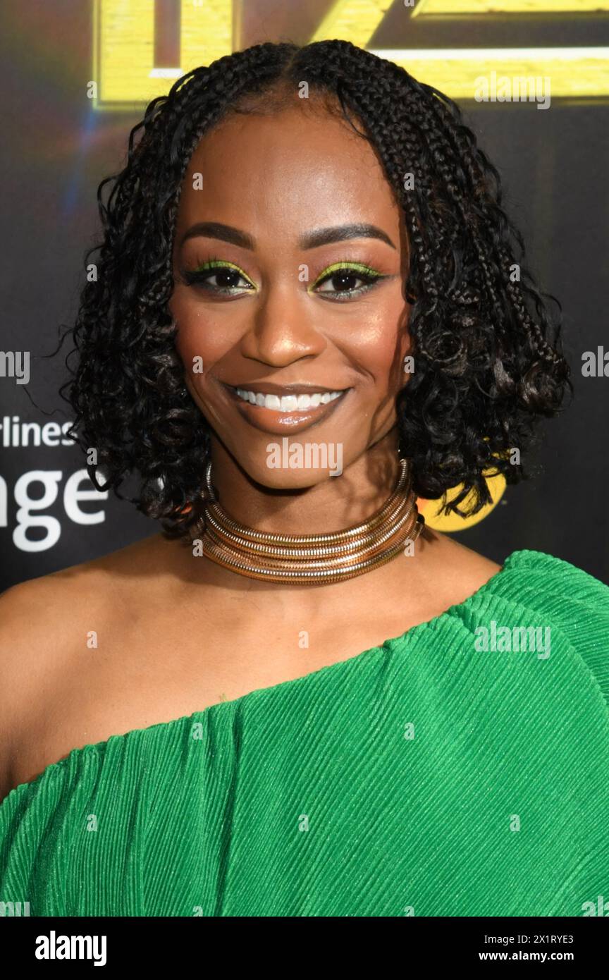 New York, USA. 17th Apr, 2024. Amber Jackson attending The Wiz opening ...