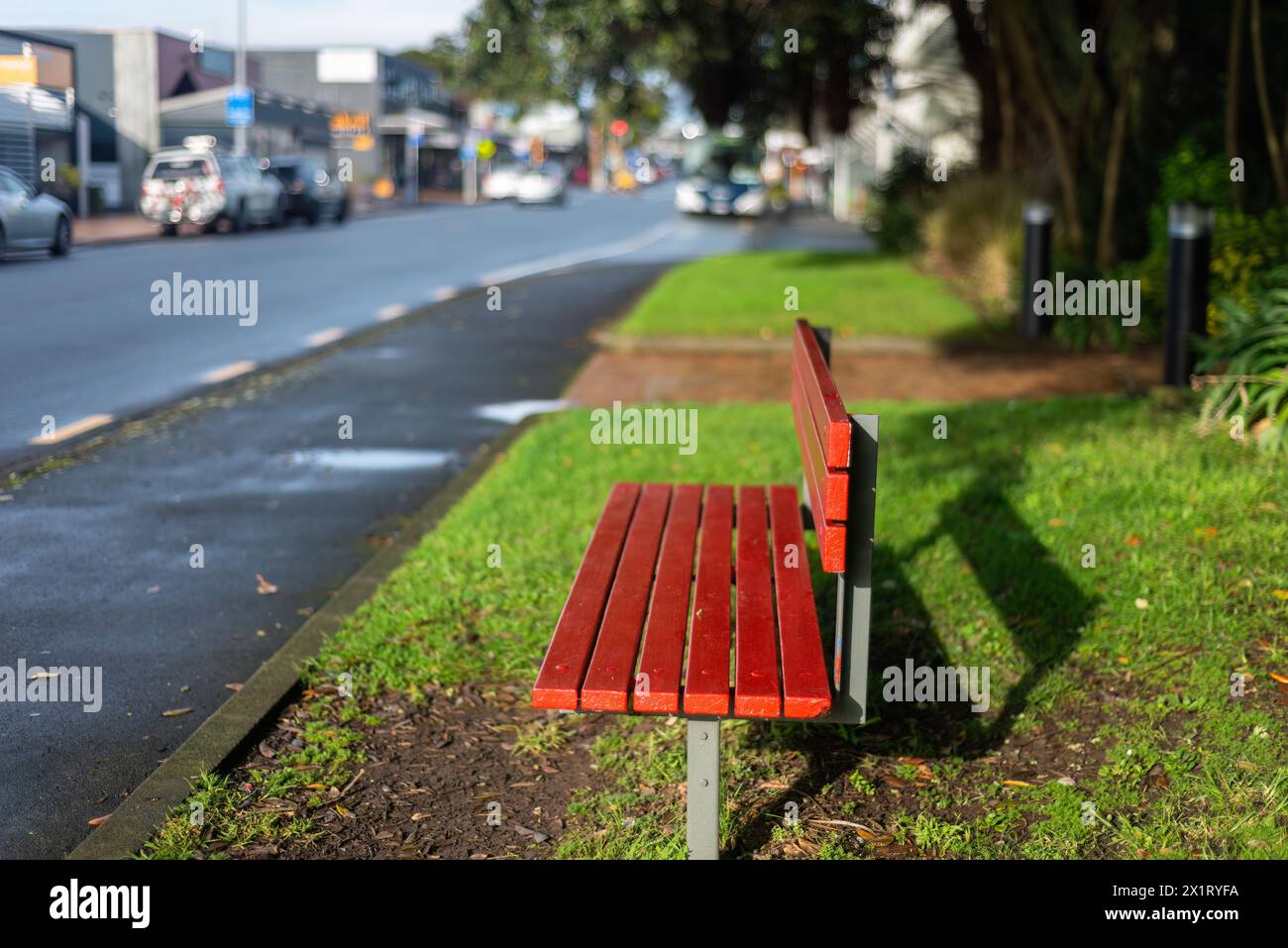 Roadside bench hi-res stock photography and images - Alamy