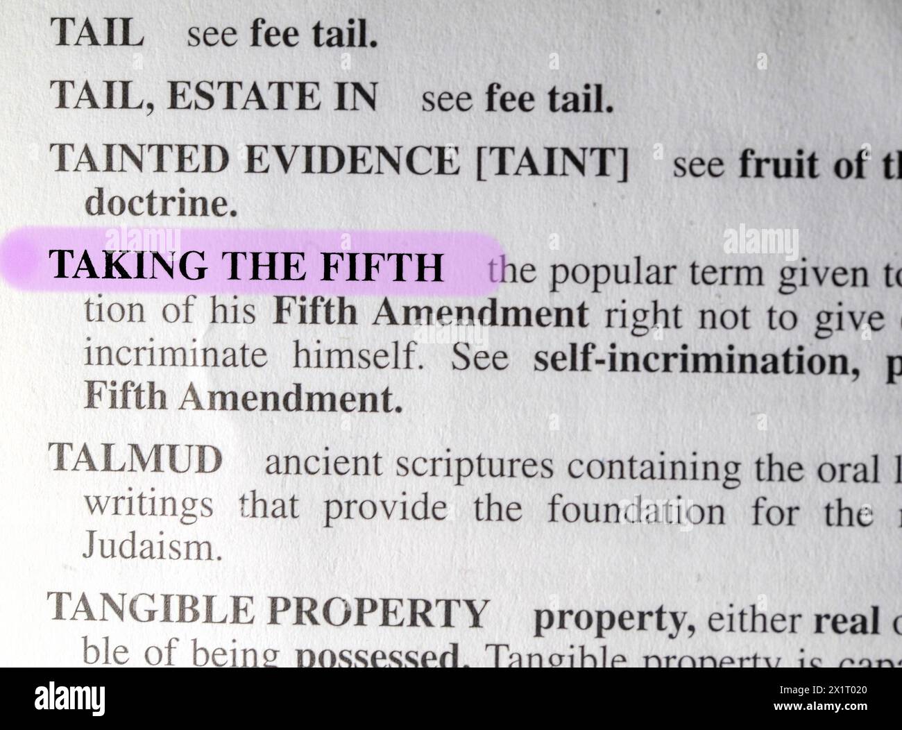 Fifth amendment hi-res stock photography and images - Alamy